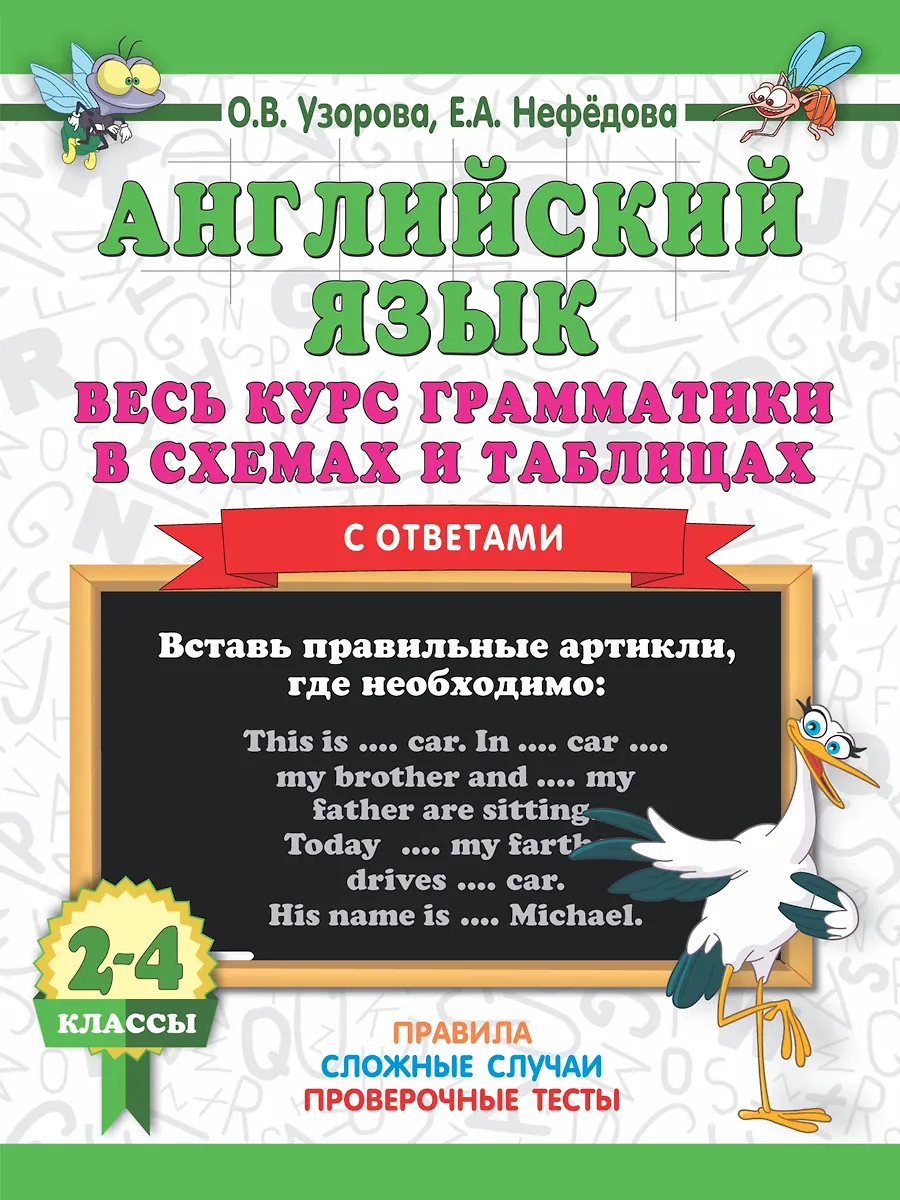 Английский язык. 2-4 классы. Весь курс грамматики в схемах и таблицах ...