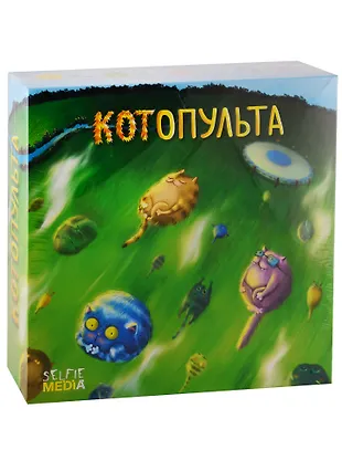 Настольная игра Selfie Media Котопульта в кортонной коробке 1760 «Читай ...