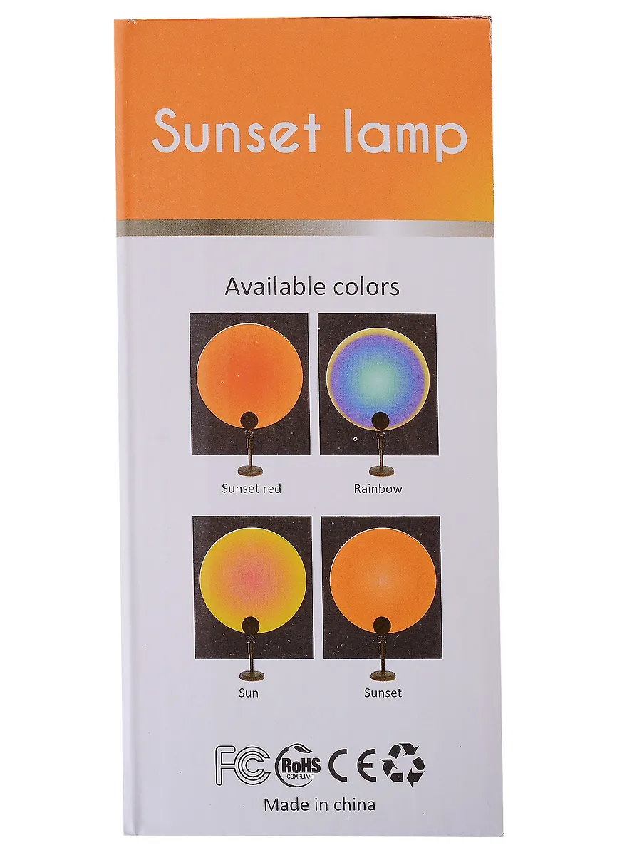 Настольная LED Лампа Rainbow (радуга) (11,5х11,5х27см) (пластик ...