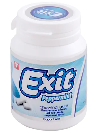 Жевательная резинка EXIT перечная мята, 60,8г «Читай-город»