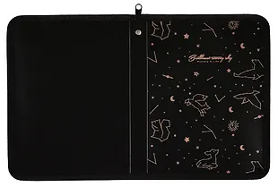 Папка для тетрадей А5 "Созвездия" молния с трех сторон, ассорти «Читай ...