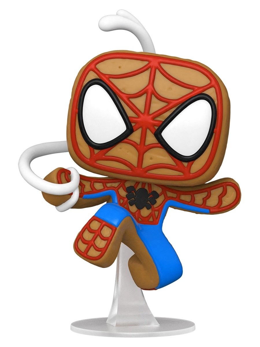Фигурка Funko POP! Bobble Marvel Holiday Gingerbread Spider-Man 🧸 ...