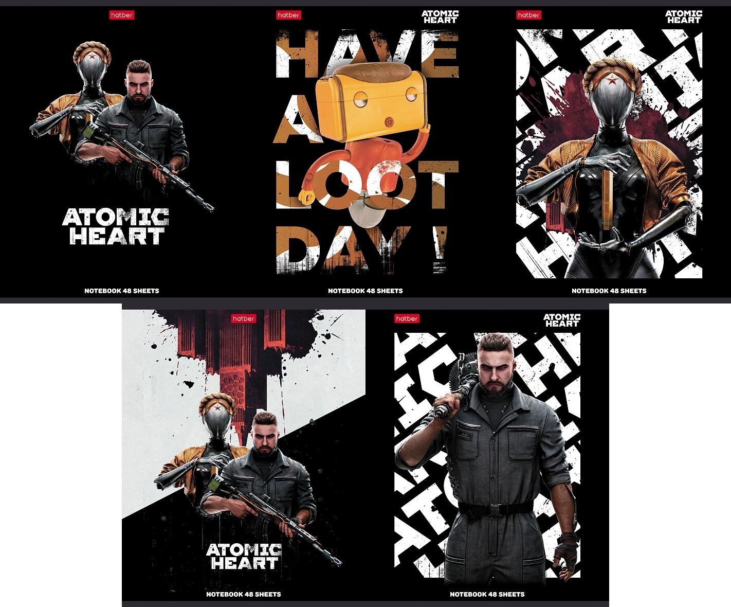 Тетрадь в клетку Hatber, Atomic Heart, 48 листов, в ассортименте ️ купить по выгодной цене в ...