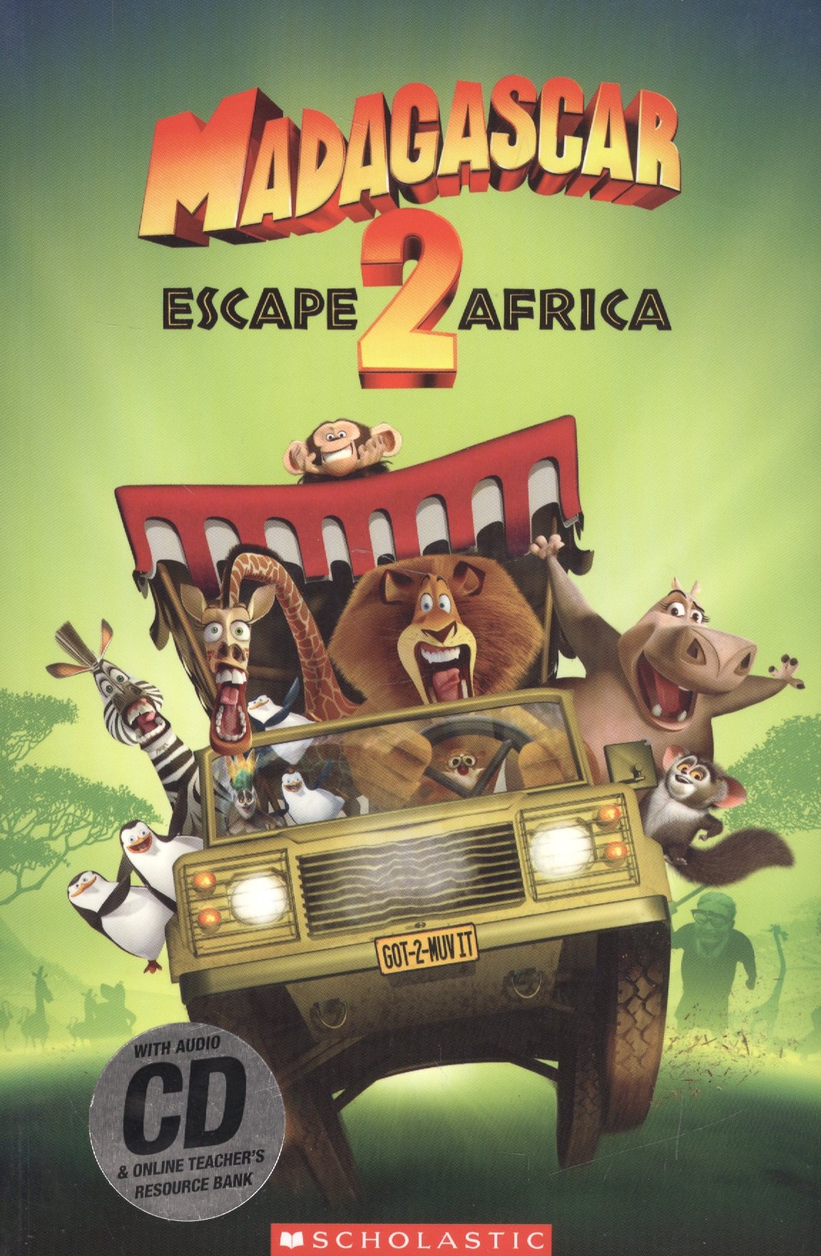 Madagascar 2: escape to Africa. Level 2 (+CD) 📖 купить книгу в Читай ...